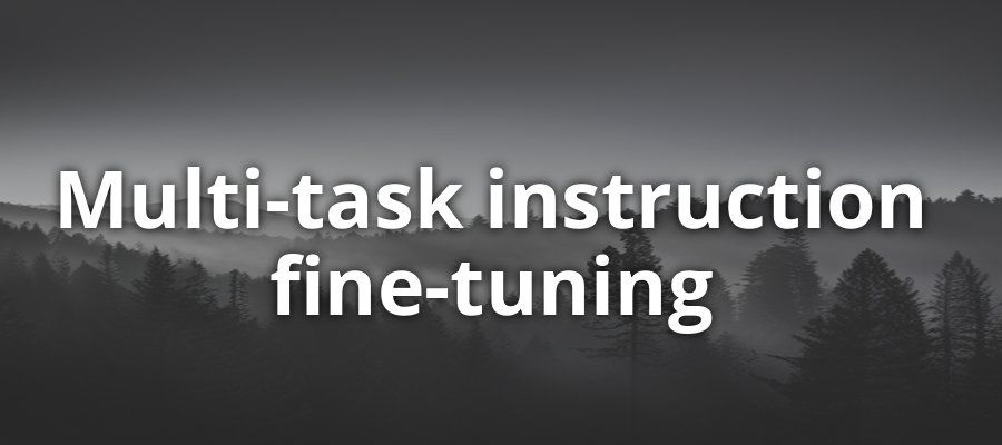 Multi-Task Instruction Fine-Tuning for LLM Models